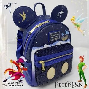 Disney | Bags | Disney Peter Pan Anniversary Birthday Backpack Limited ...